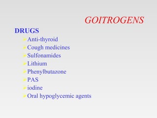 Goiter defination ,pathogenesis,classification.pptx
