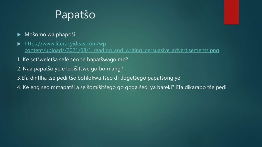 GO Ithuta ka papatšo2222.pptx