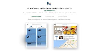 GoJEK Clone App With Source Code | PPTX