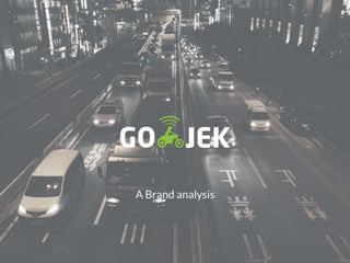 Gojek pitch deck | PPT