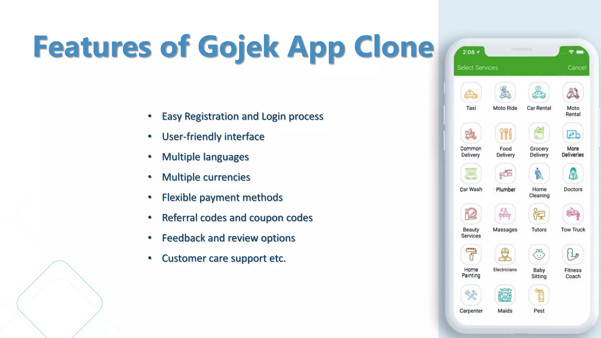 Gojek clone app development | PPT