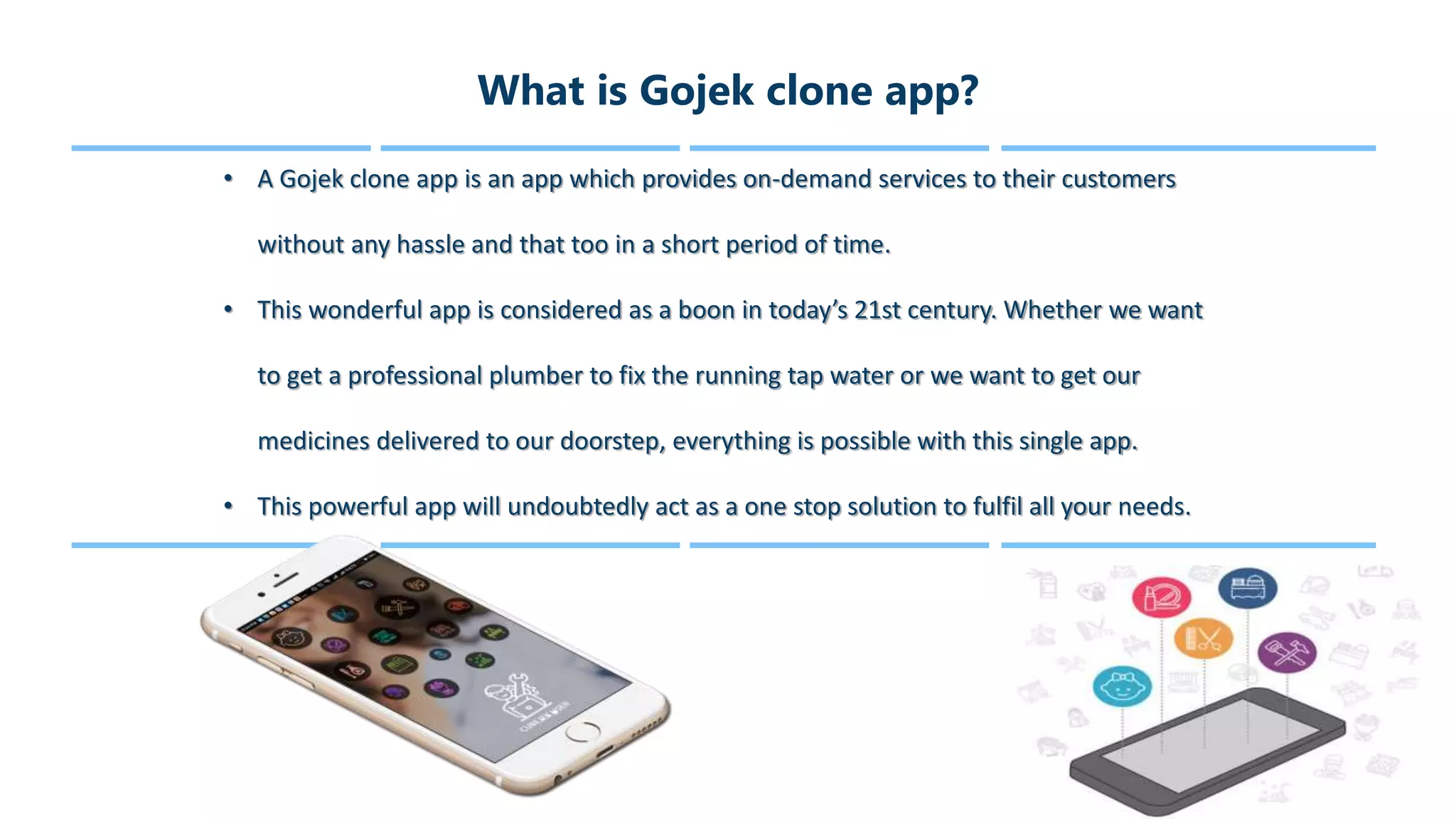 Gojek clone app development | PPT