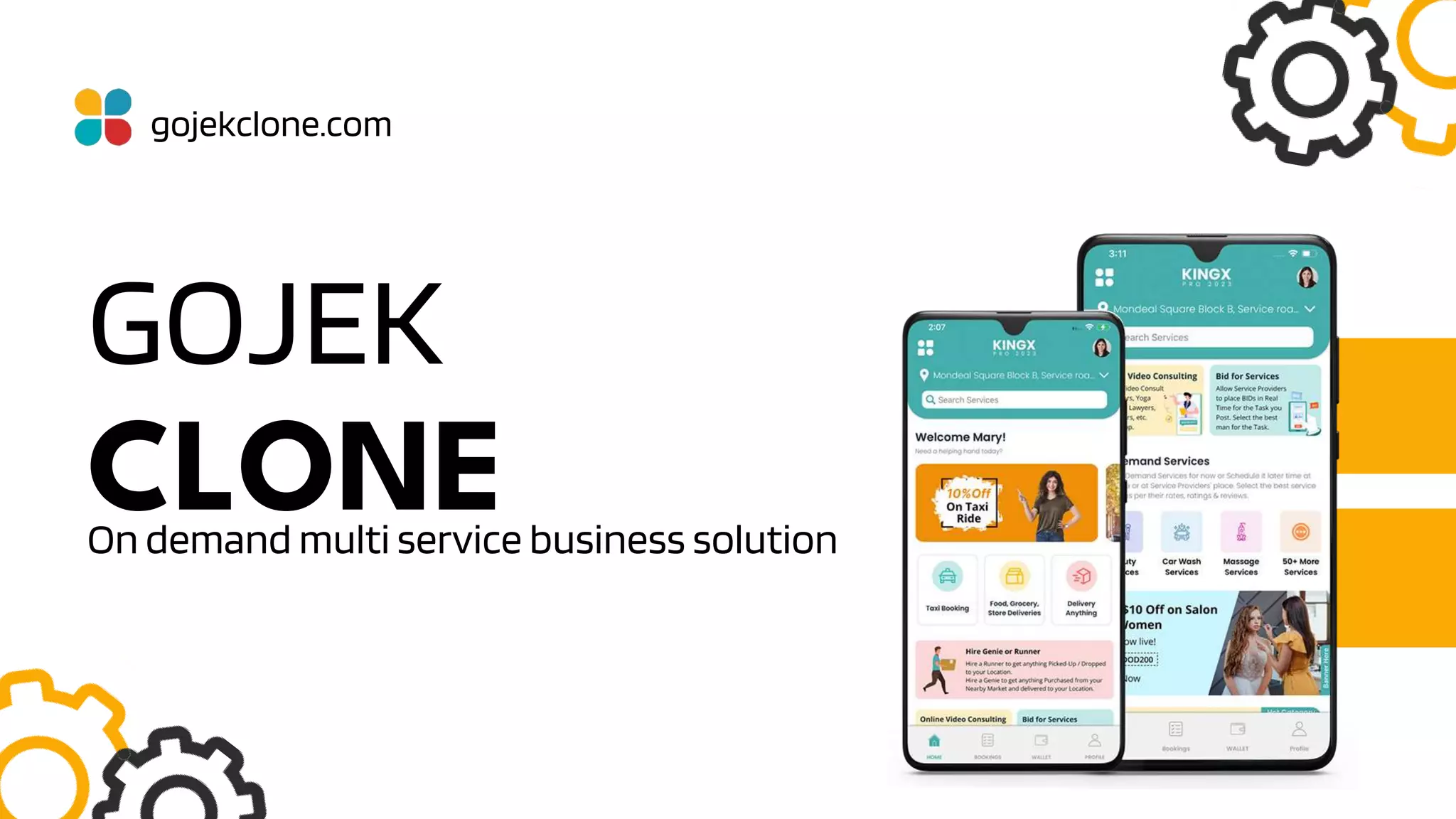 Gojek Clone- Empowering Multi-Service Businesses | PPT