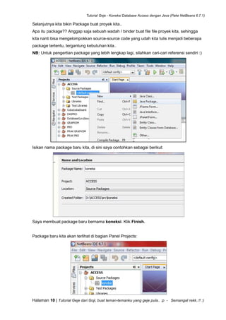 Goji koneksi-java-access-odbc | PDF