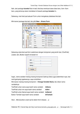 Goji koneksi-java-access-odbc | PDF