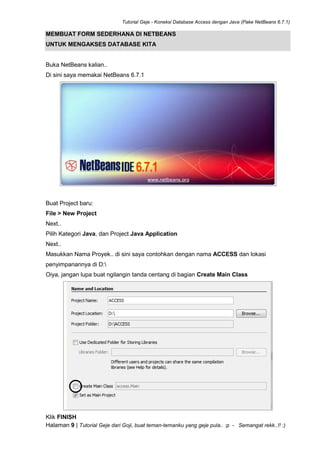 Goji koneksi-java-access-odbc | PDF