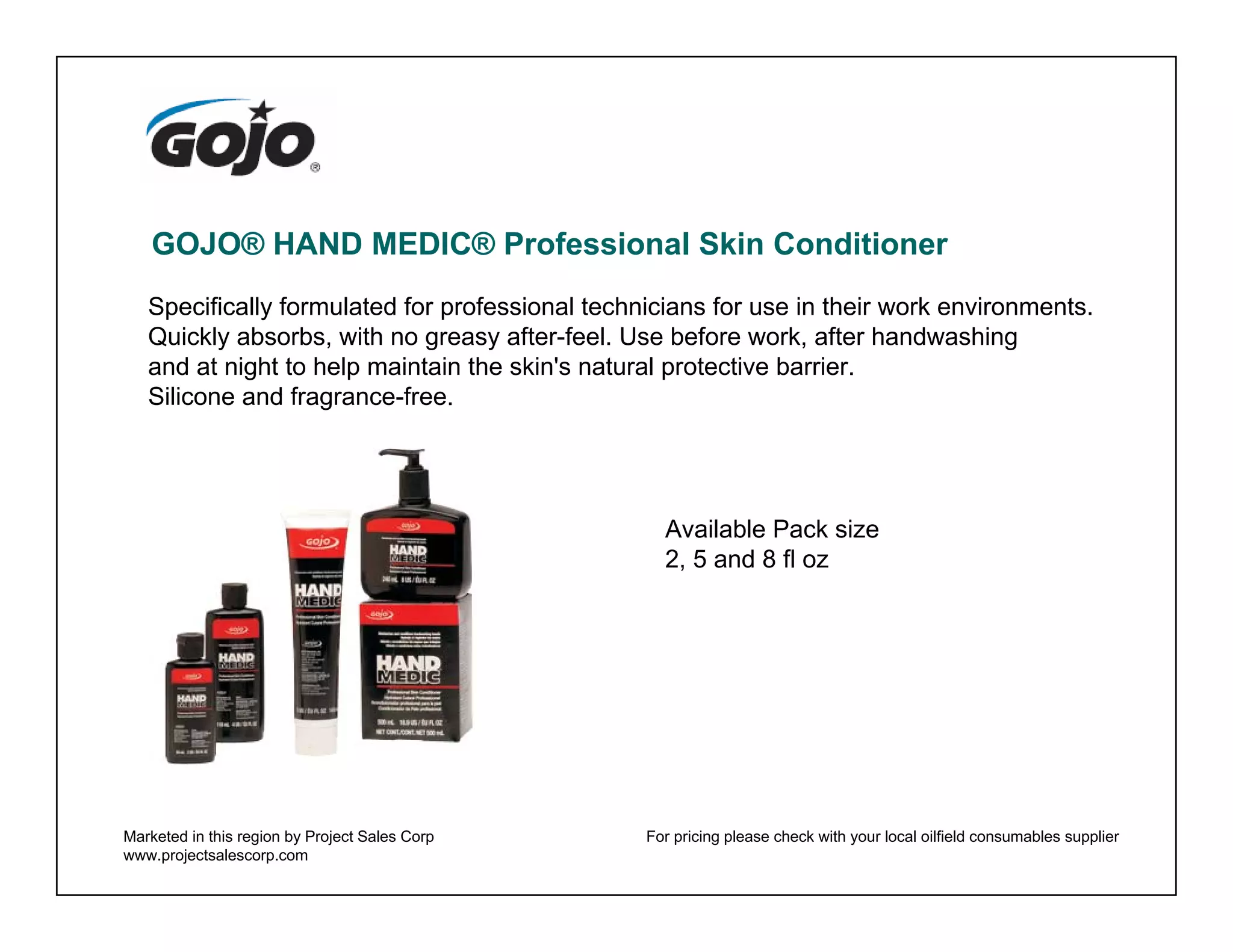 Gojo Professional Hand Care | PPT