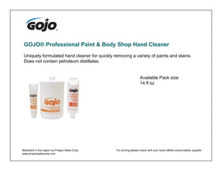 Gojo Professional Hand Care | PPT