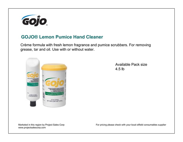 Gojo Professional Hand Care | PPT