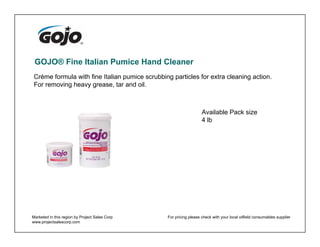 Gojo Professional Hand Care | PPT