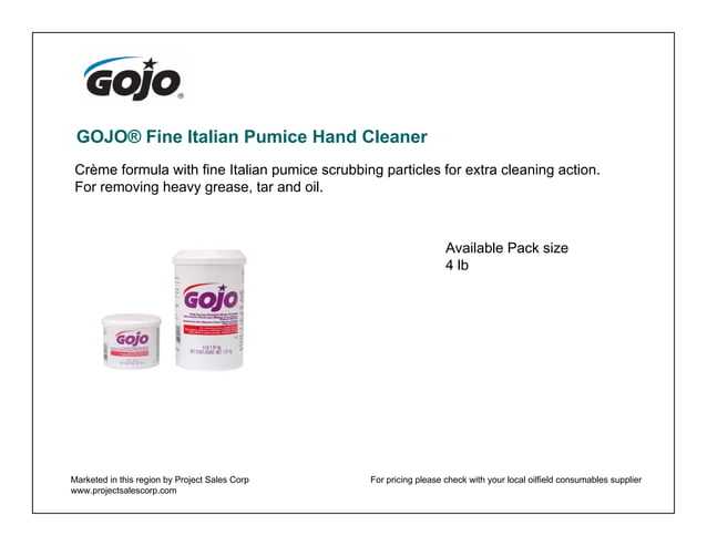 Gojo Professional Hand Care | PPT