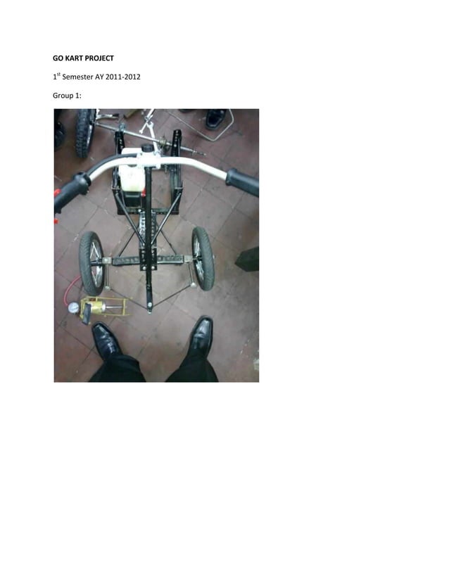 Go kart project | PDF