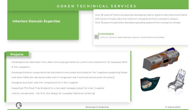Goken Corporate Presentation - Interiors & Seating | PDF