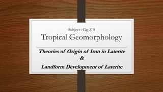 Tropical Landform | PPTX