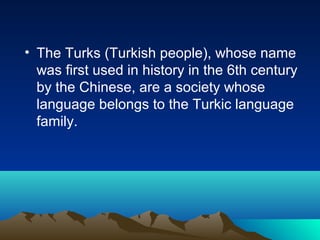 Gok turks | PPT