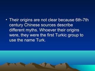 Gok turks | PPT