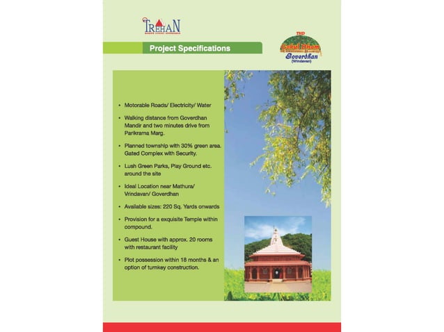 Gokuldham Plots, Plots in Vrindavan Mathura | PPT