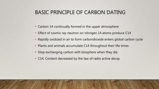 Radiocarbon dating | PPTX