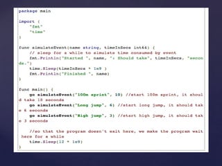 Golang | PPTX | Programming Languages | Computing