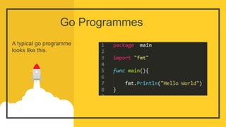 Fundamentals of Golang | PPSX | Programming Languages | Computing