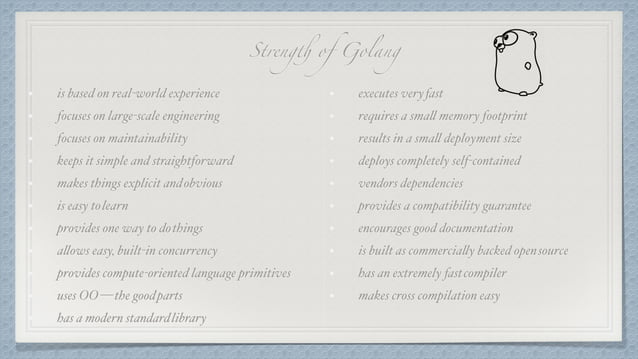 Golang Future Of Programming Language Ppt Free Download