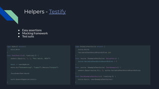 Golang dot-testing-lite | PPT