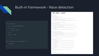 Golang dot-testing-lite | PPT