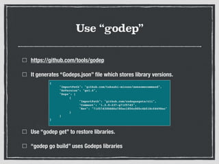 [INNOVATUBE] Tech Talk #3: Golang - Takaaki Mizuno | PPT