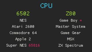 8-bit Emulator Programming with Go | PPT