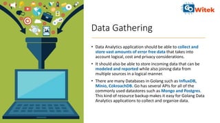 Golang for data analytics | PPT