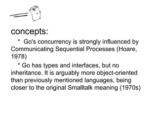 Go lang introduction | PPT