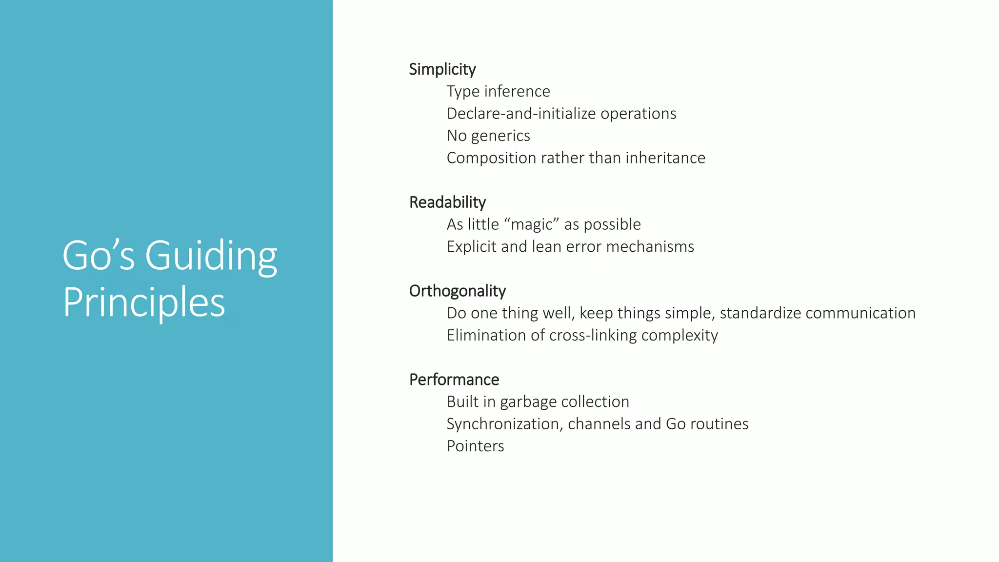 Introduction to GoLang | PPTX | Programming Languages | Computing