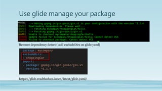 Golang start and tips | PPT