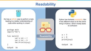 Go vs Python Comparison | PPT