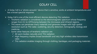 Golay cell | PPTX
