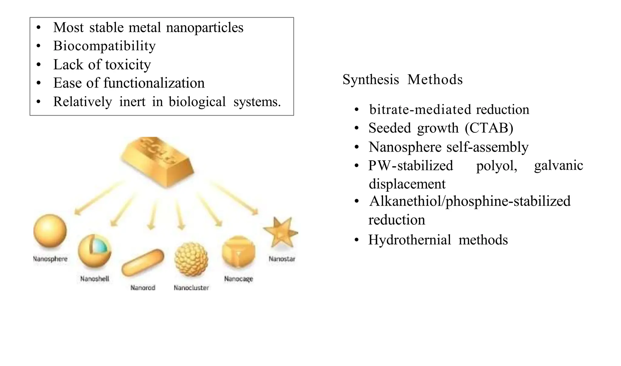 gold (Au) nanoparticles (in medicine) . pptx | PPTX