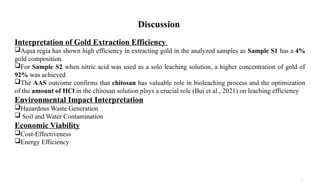 methods of gold extraction---------------- | PPTX