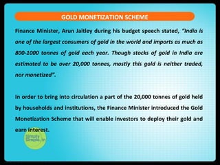 Gold monetization-scheme | PPS