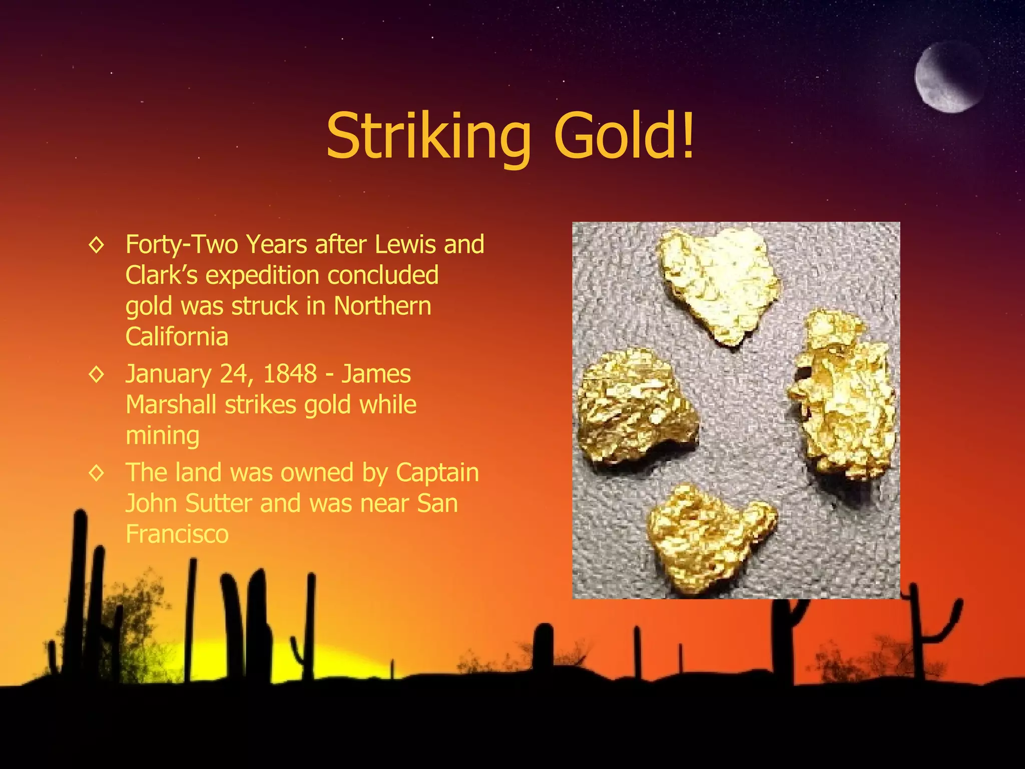 Gold Rush Powerpoint | PPT