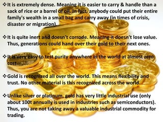 Gold a dead asset | PPTX