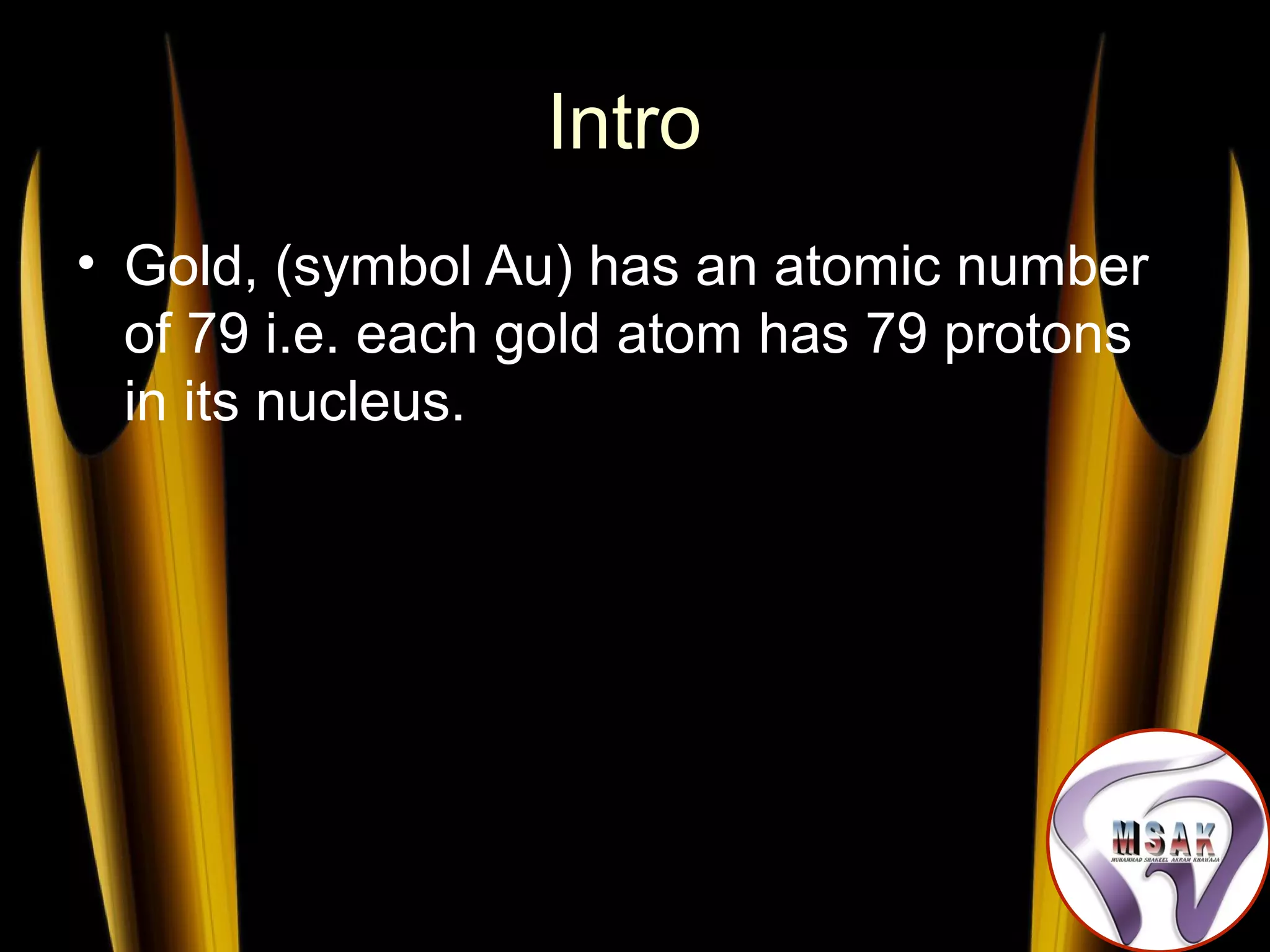 Gold and its alloys | PPT