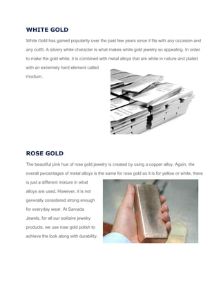 Gold and platinum education | PDF