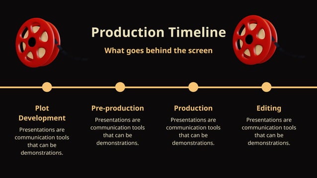 Gold and Red 3D Illustrated Simple Minimalist Introduction to ...
