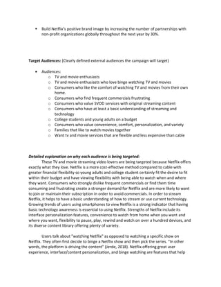 Public Relations Campaign for Netflix: PR Assignment | PDF
