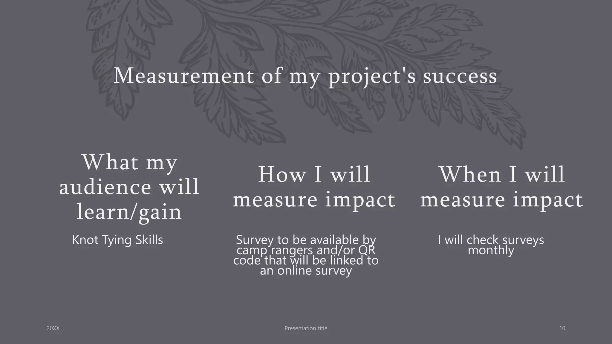 Gold Award Proposal | PPTX