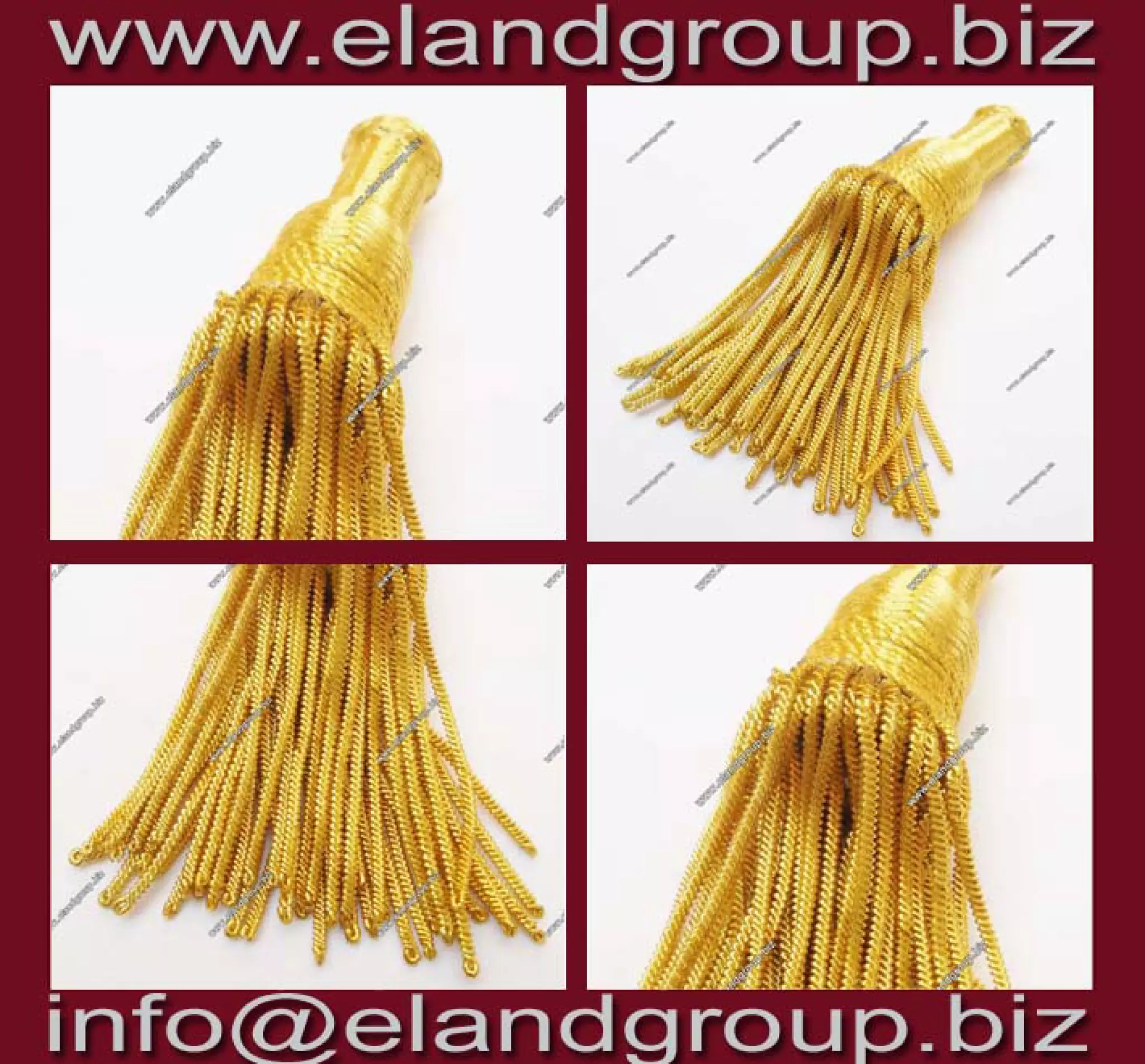 Gold bullion wire tassels | PPT