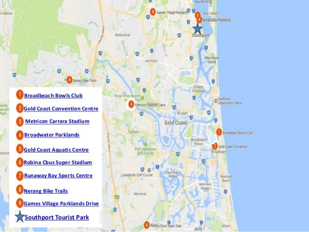 Gold coast map