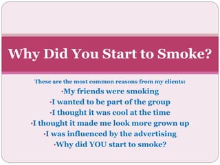 Quit Smoking Seminar | PPT