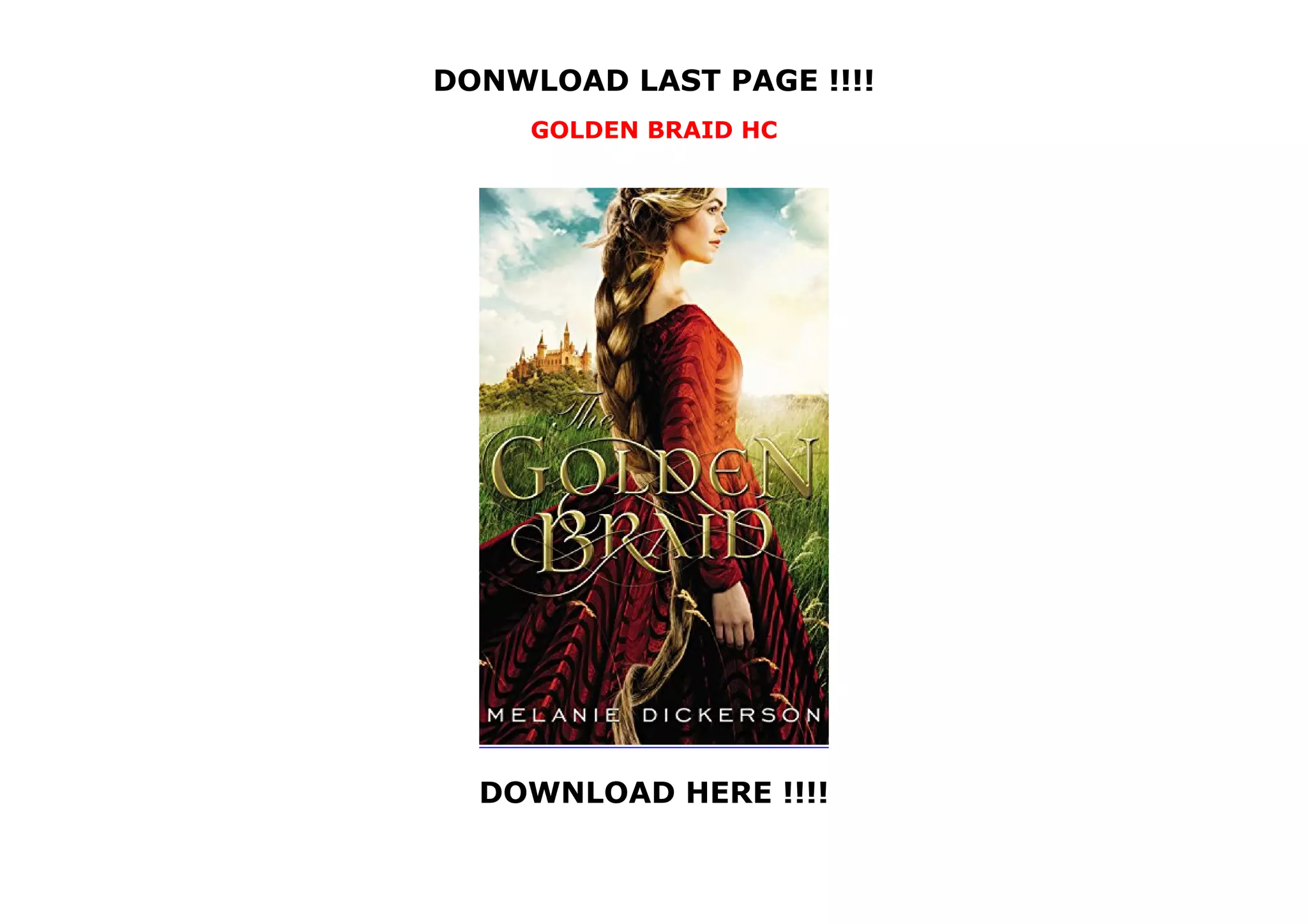 GOLDEN BRAID HC | PDF | Fiction | Books and Literature