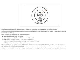 Golden-Circle_Presenter-Notes.pdf | Brain and Nervous System Disorders ...